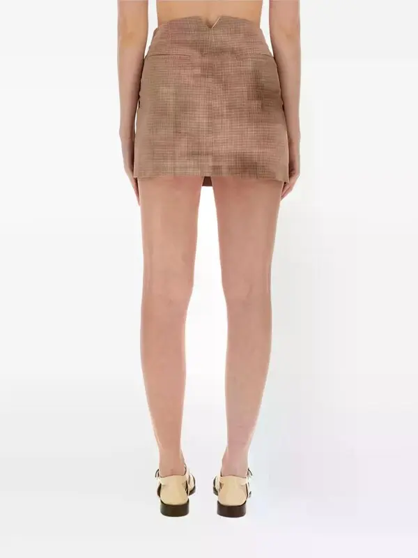 ALYSI Checked Mini Skirt