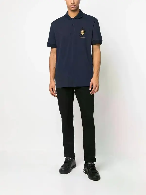BILLIONAIRE Embroidered-logo Polo Shirt