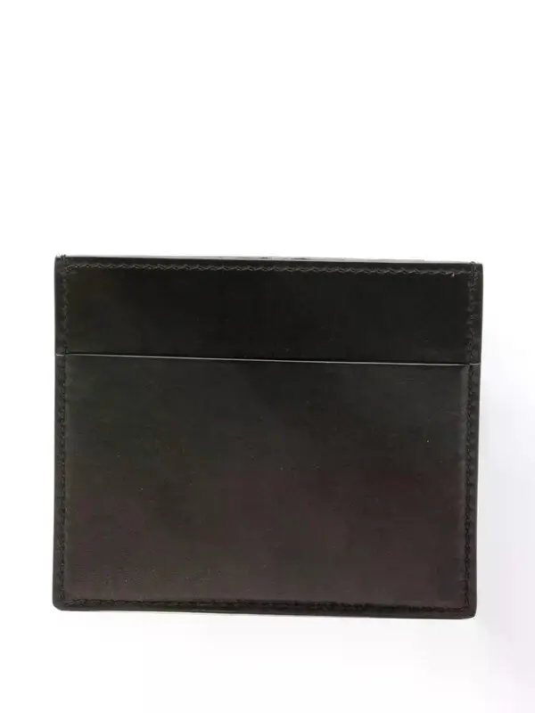 Rick Owens Chevron-detail Leather Cardholder