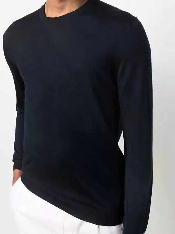 MAURO OTTAVIANI Round Neck Jumper - Blue
