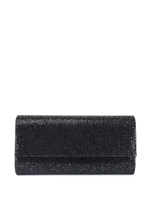 Judith Leiber Crystal-embellished Clutch - Black