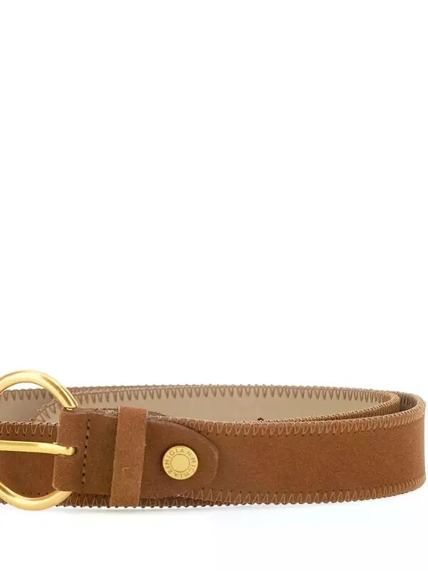 NEW GIANNI CHIARINI women\'s braided leather belt in beige Gianni Chiarini Belts for Women | Stylemi main image 4