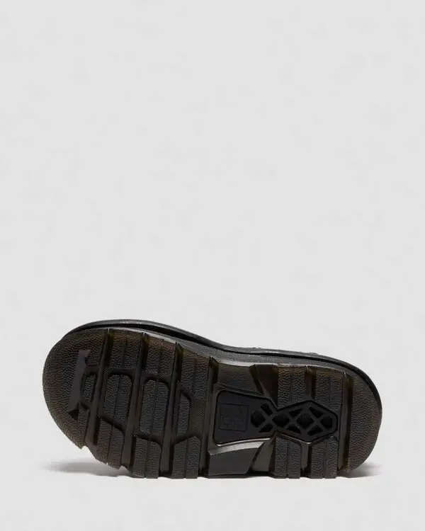 Dr. Martens Zebzag Suede Platform Sandals - Black