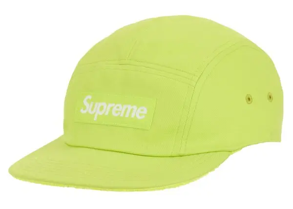 Supreme Reversible Terry Camp Cap - Flourescent Green