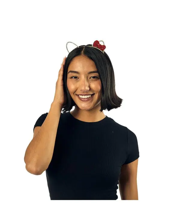HELLO KITTY Ears And Bow Cosplay Headband