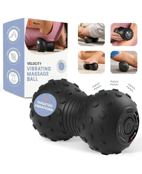 LIFEPRO Vibrating Massage Ball - Black