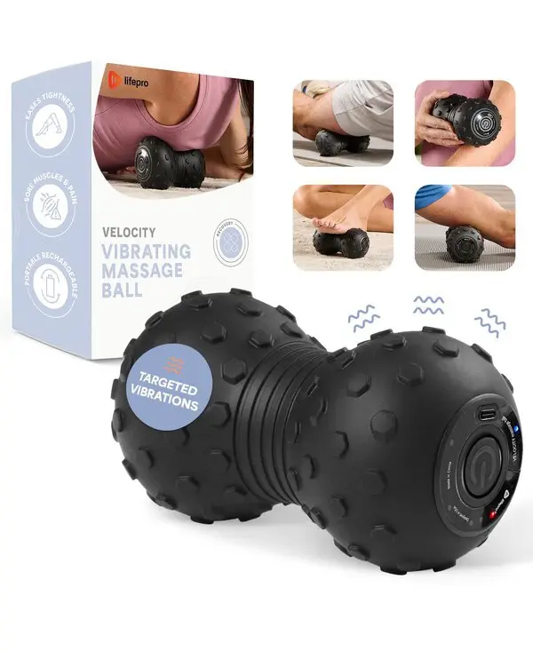 LIFEPRO Vibrating Massage Ball - Black