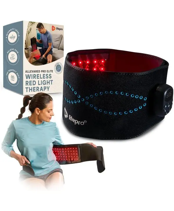 LIFEPRO Red Light Therapy Belt - Black