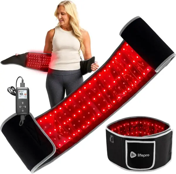 LIFEPRO Red Light Therapy Belt - Black