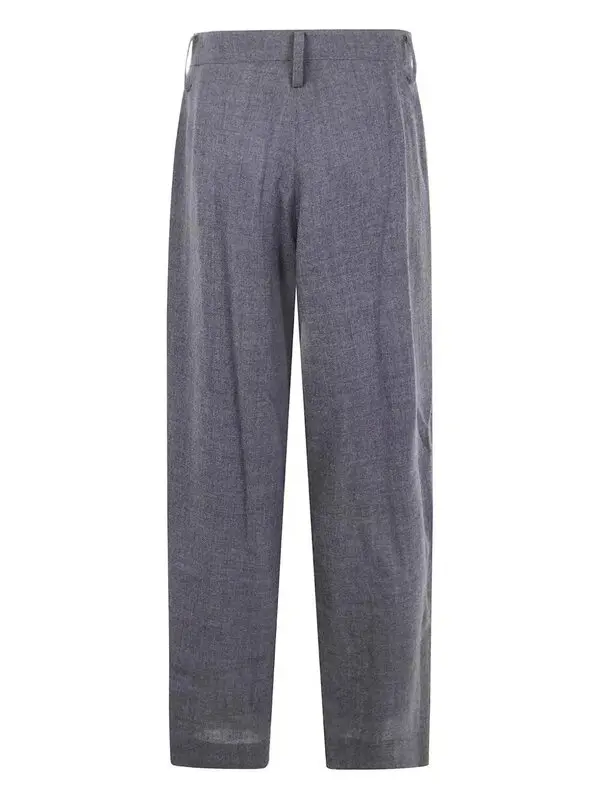 Y’s Pleated Wool Trousers