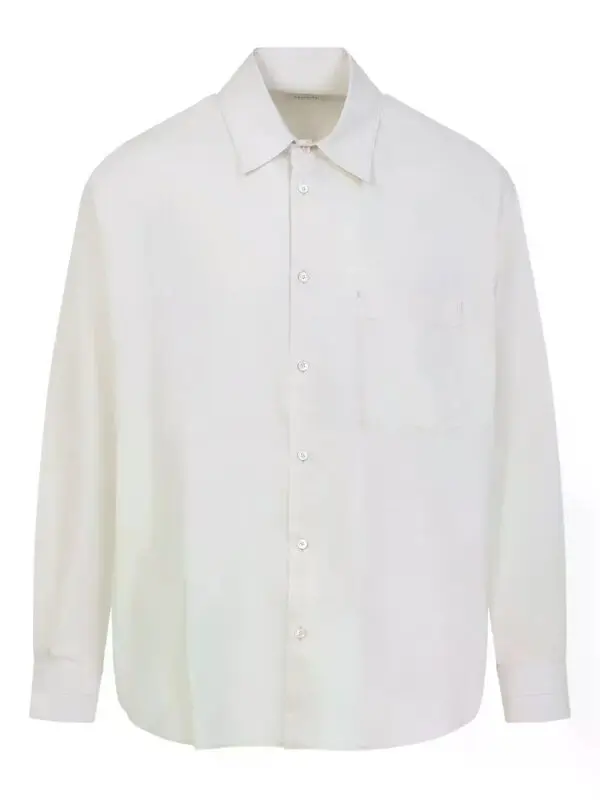 LEMAIRE Long-sleeve Pocket Shirt - White