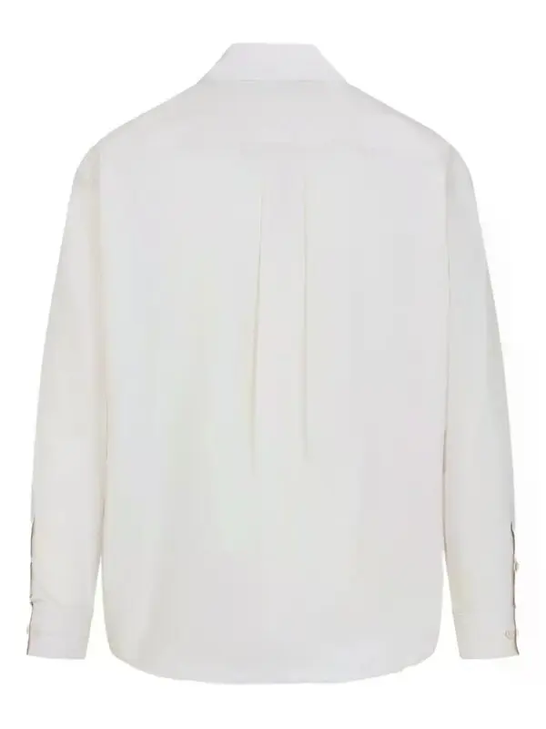 LEMAIRE Long-sleeve Pocket Shirt - White