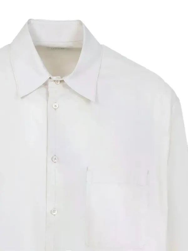 LEMAIRE Long-sleeve Pocket Shirt - White