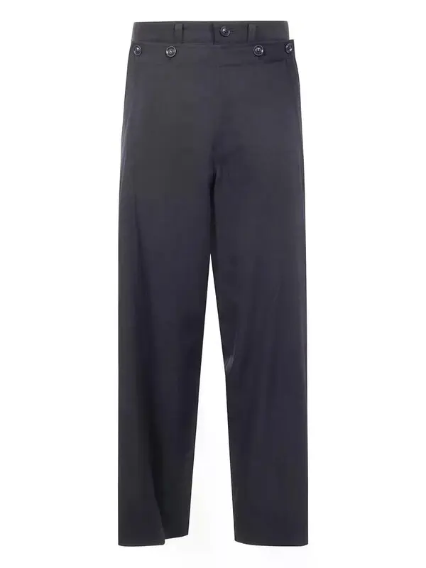 Y’s Button-fastening Wool Trousers