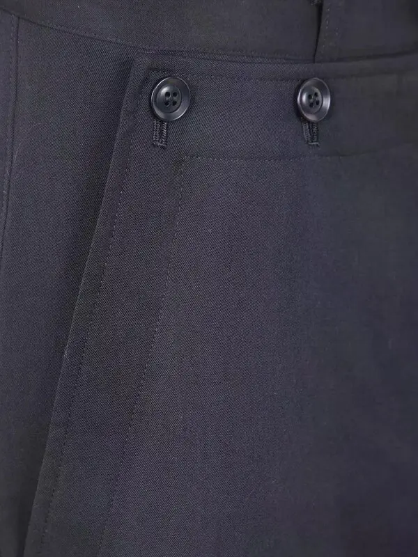 Y’s Button-fastening Wool Trousers