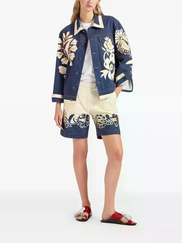 La DoubleJ Floral-print Shorts