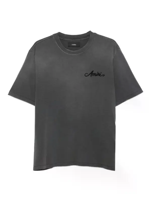 Amiri Embroidered Cotton T-shirt