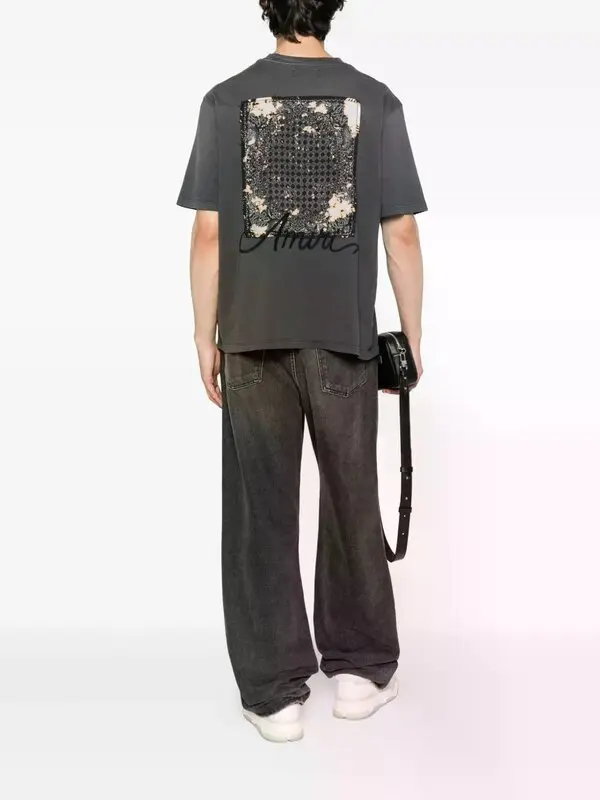 Amiri Embroidered Cotton T-shirt