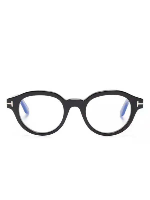 TOM FORD Round-frame Glasses - Black
