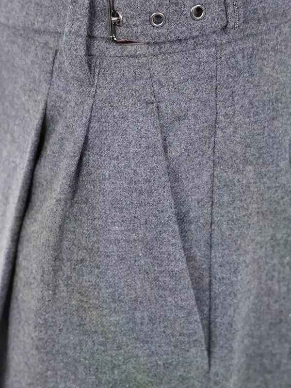 Brunello Cucinelli Pleated Belted Trousers