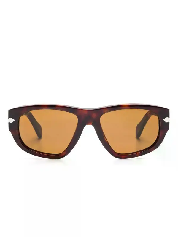 Persol Geometric Sunglasses - Brown