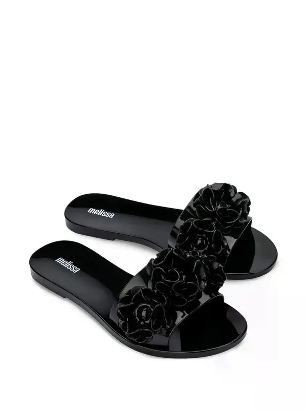 Melissa Floral-embellished Slides