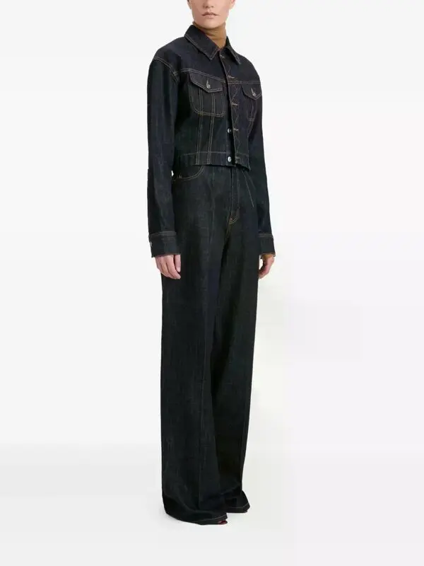 Victoria Beckham Button-fastening Denim Jacket