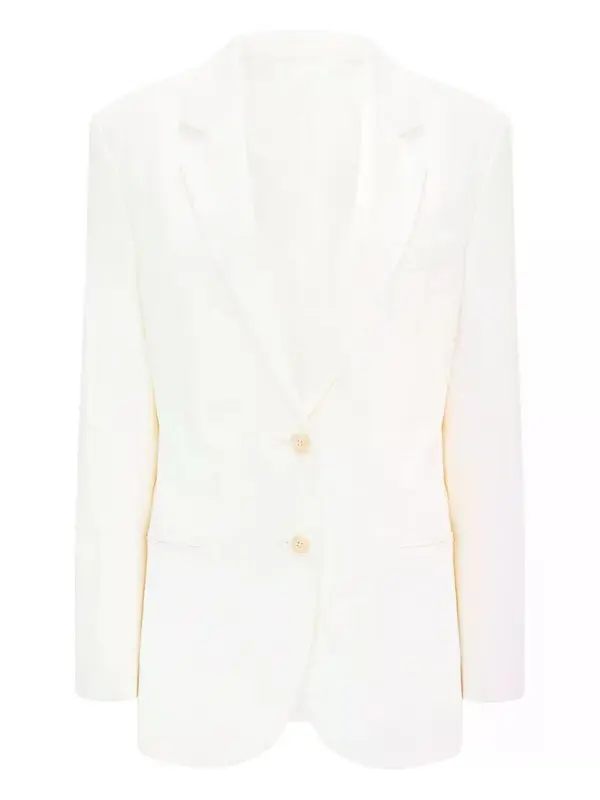 Victoria Beckham Tailored Wool Jacket - White