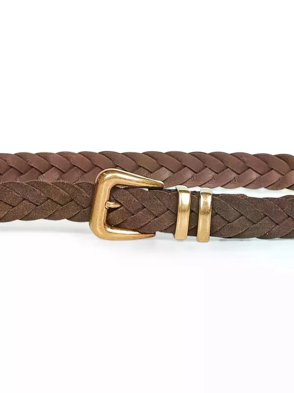 Brunello Cucinelli Braided Leather Belt