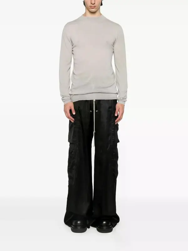 Rick Owens Wool Long-sleeved T-shirt