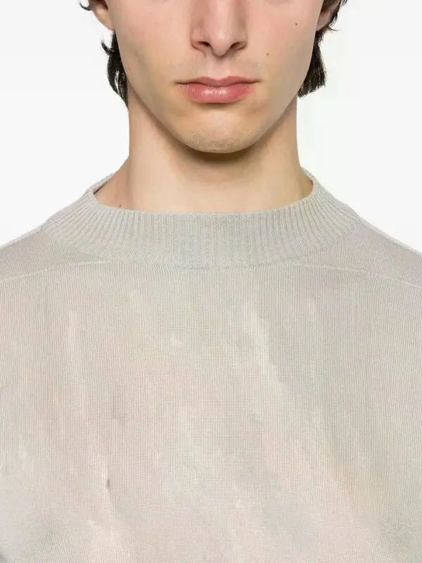 Rick Owens Wool Long-sleeved T-shirt
