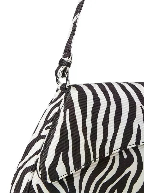 SIMONMILLER Zebra-print Top-handle Shoulder Bag