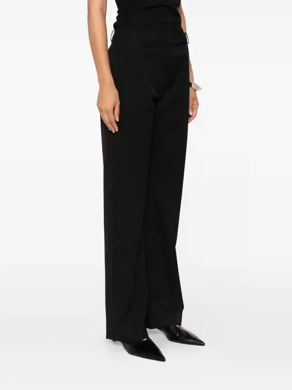 ST. AGNI Paneled Slim-cut Trousers