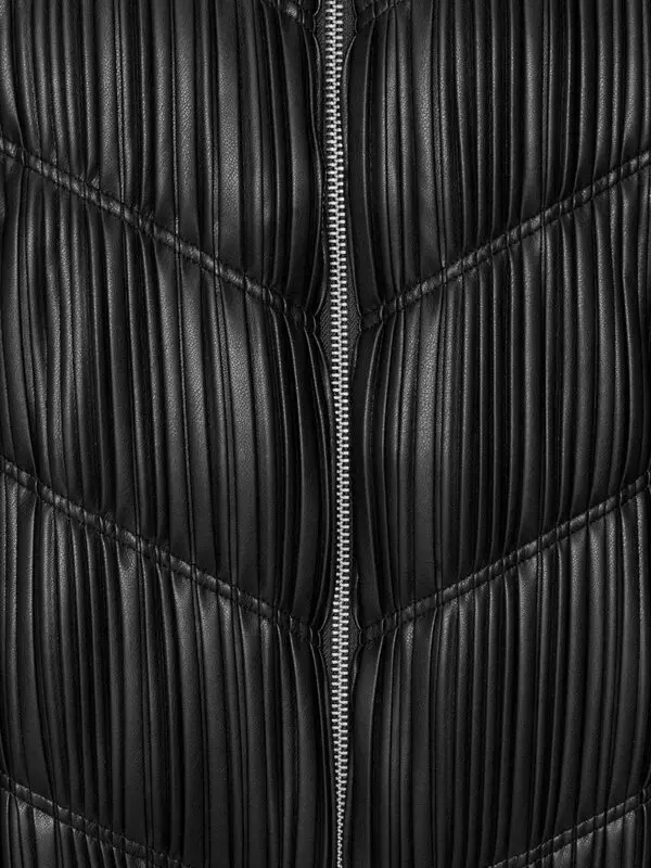 ROTATE BY BIRGER CHRISTENSEN Pleated Bomber Jacket