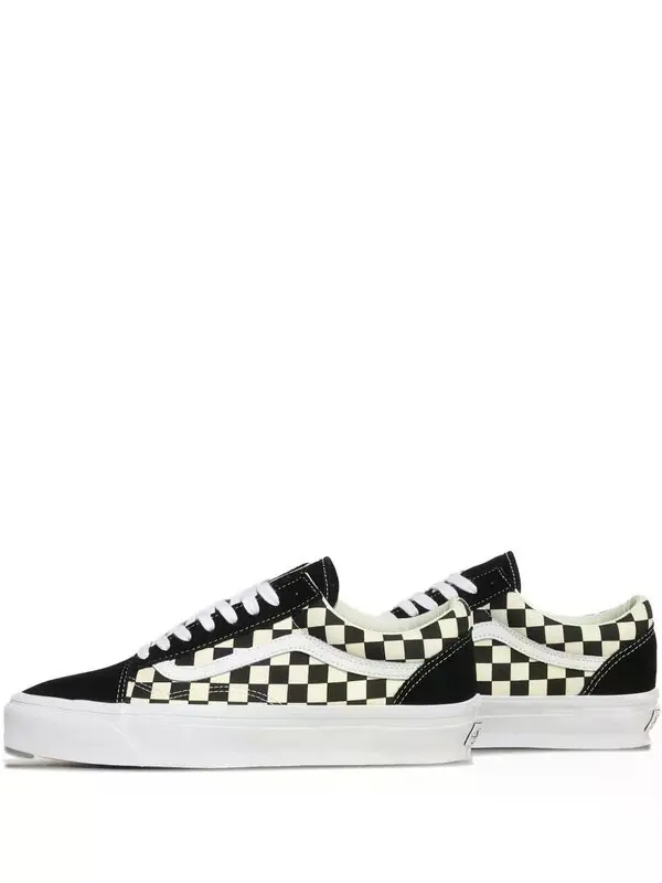 VANS Premium Old Skool™ 36 Checkerboard-print Sneakers - Black