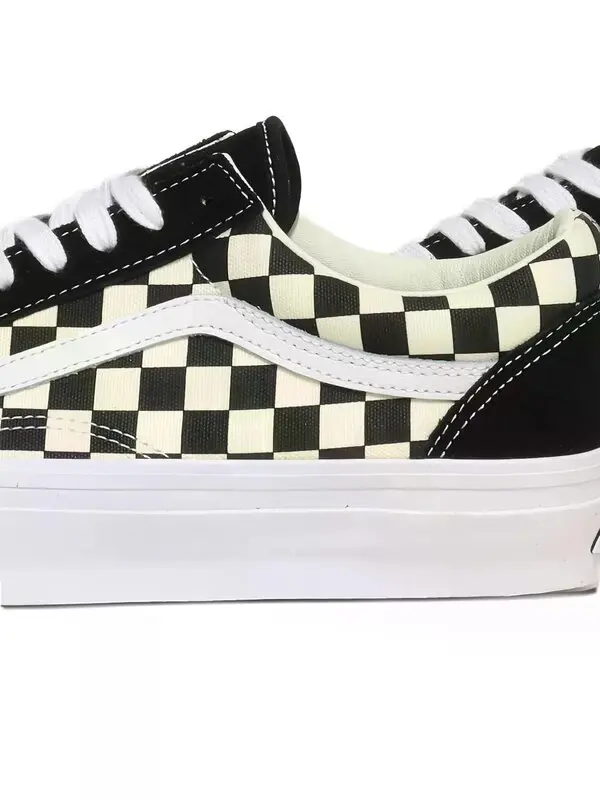VANS Premium Old Skool™ 36 Checkerboard-print Sneakers - Black