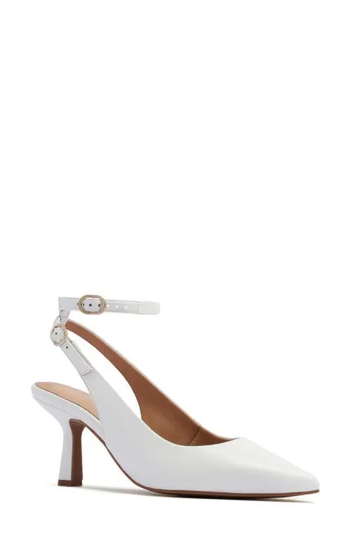 FRANKIE4 Gigi Slingback Pumps - White