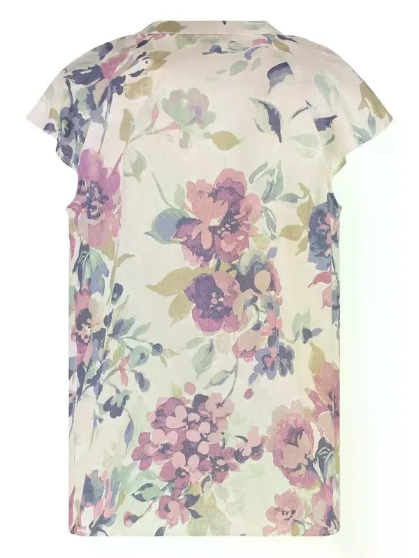 Ralph Lauren Floral Ruffle Blouse