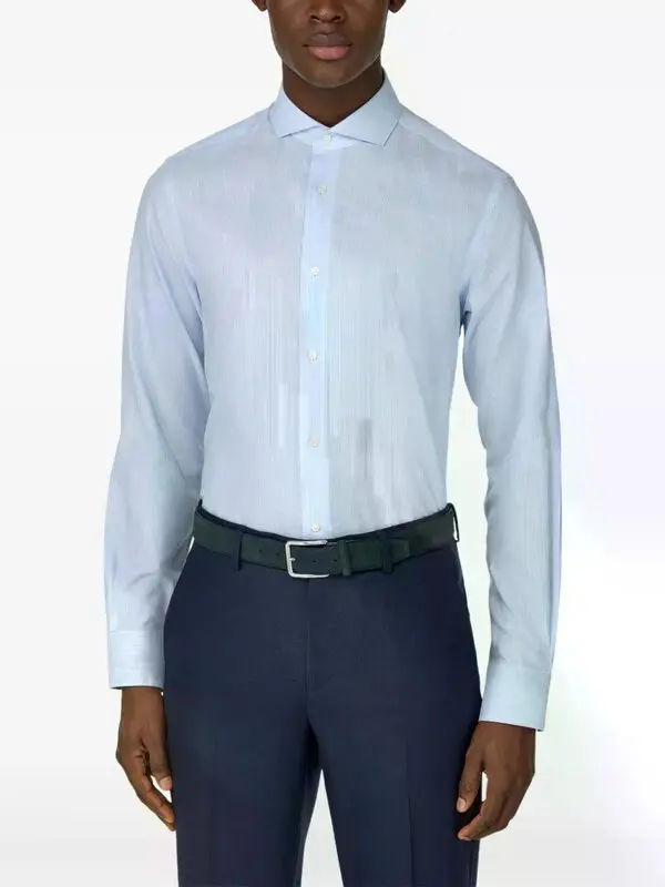 Boggi Milano Slim-fit Twill Shirt