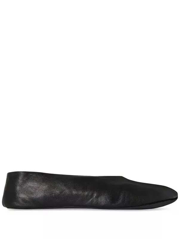 THE ROW Stella Leather Ballet Flats