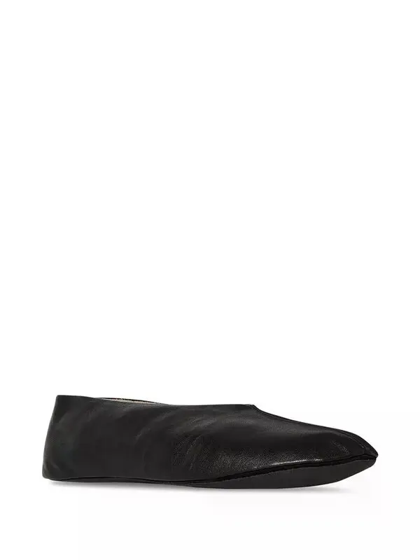 THE ROW Stella Leather Ballet Flats