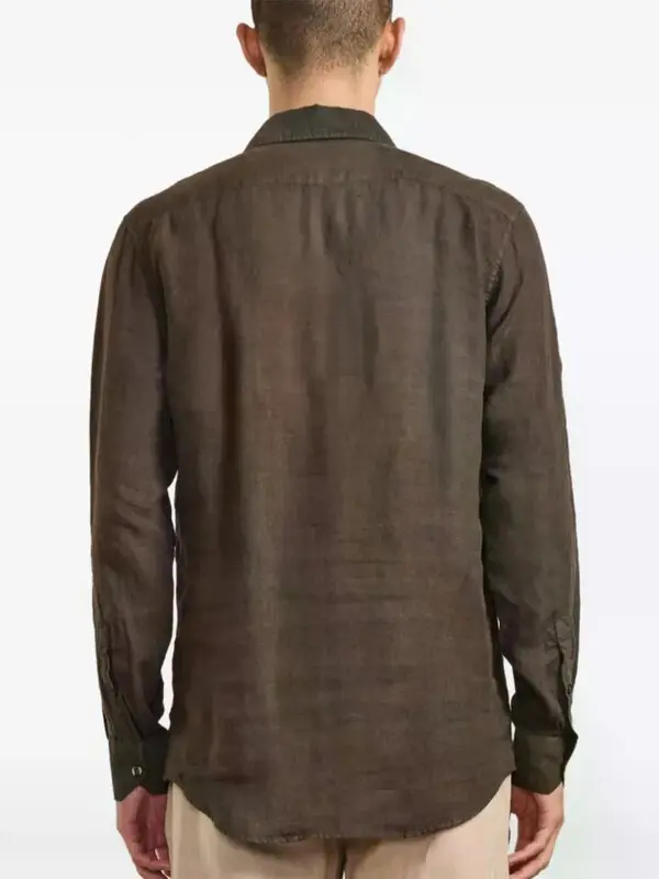 Frescobol Carioca Long-sleeved Linen Shirt