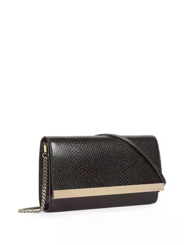 Dsquared2 Snakeskin-effect Leather Clutch