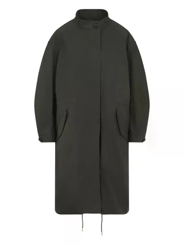 Givenchy Collared Parka Coat With Drawstring