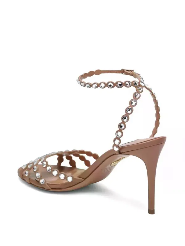 AQUAZZURA 105mm Tequila Embellished Sandals
