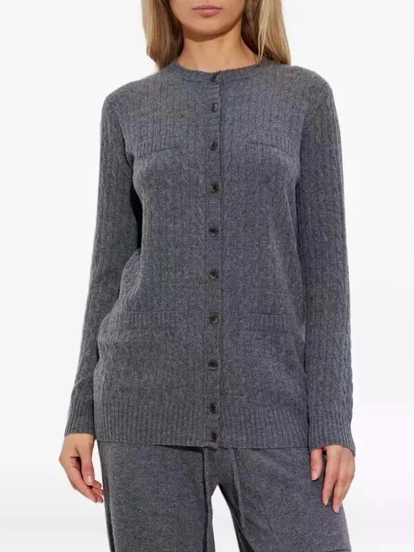 LISA YANG Cable-knit Cashmere Cardigan