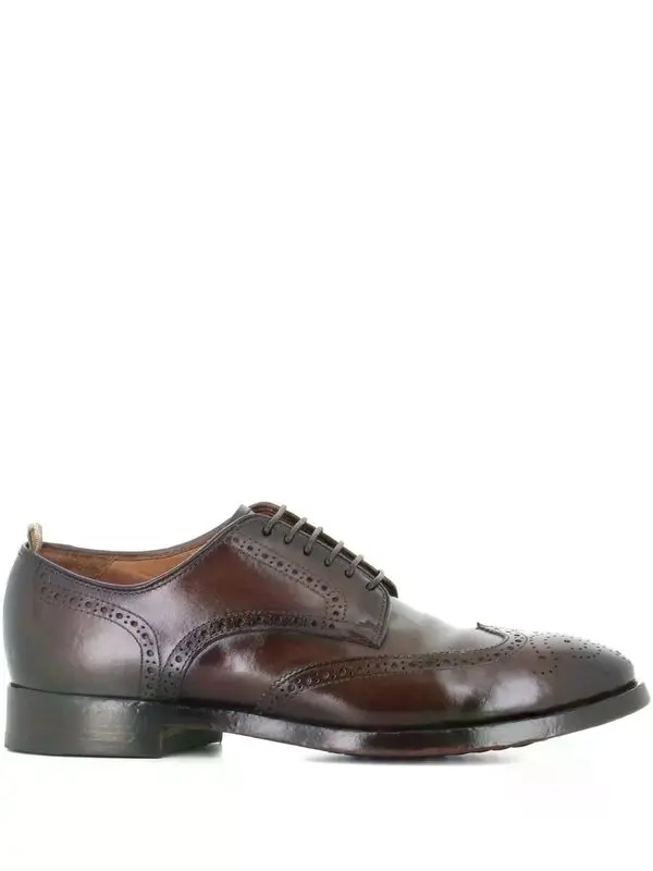 Officine Creative Perforated Leather Lace-up Shoes