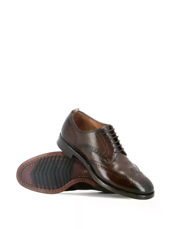 Officine Creative Perforated Leather Lace-up Shoes