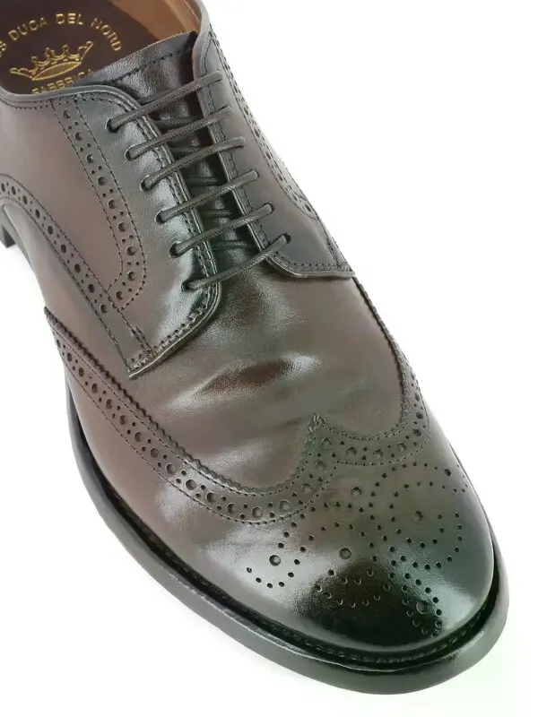 Officine Creative Perforated Leather Lace-up Shoes