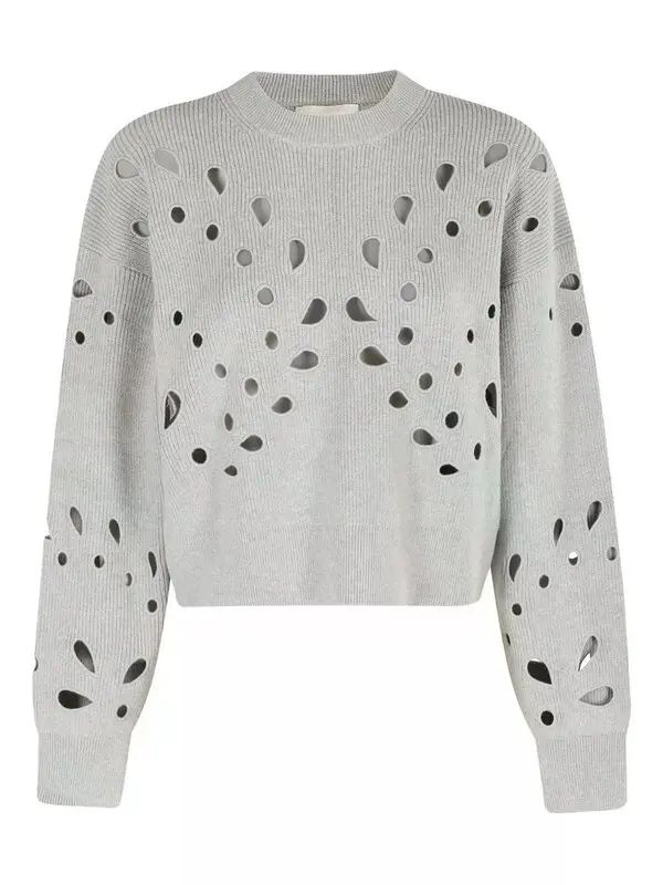 Ulla Johnson Cut-out Detail Sweater - Grey
